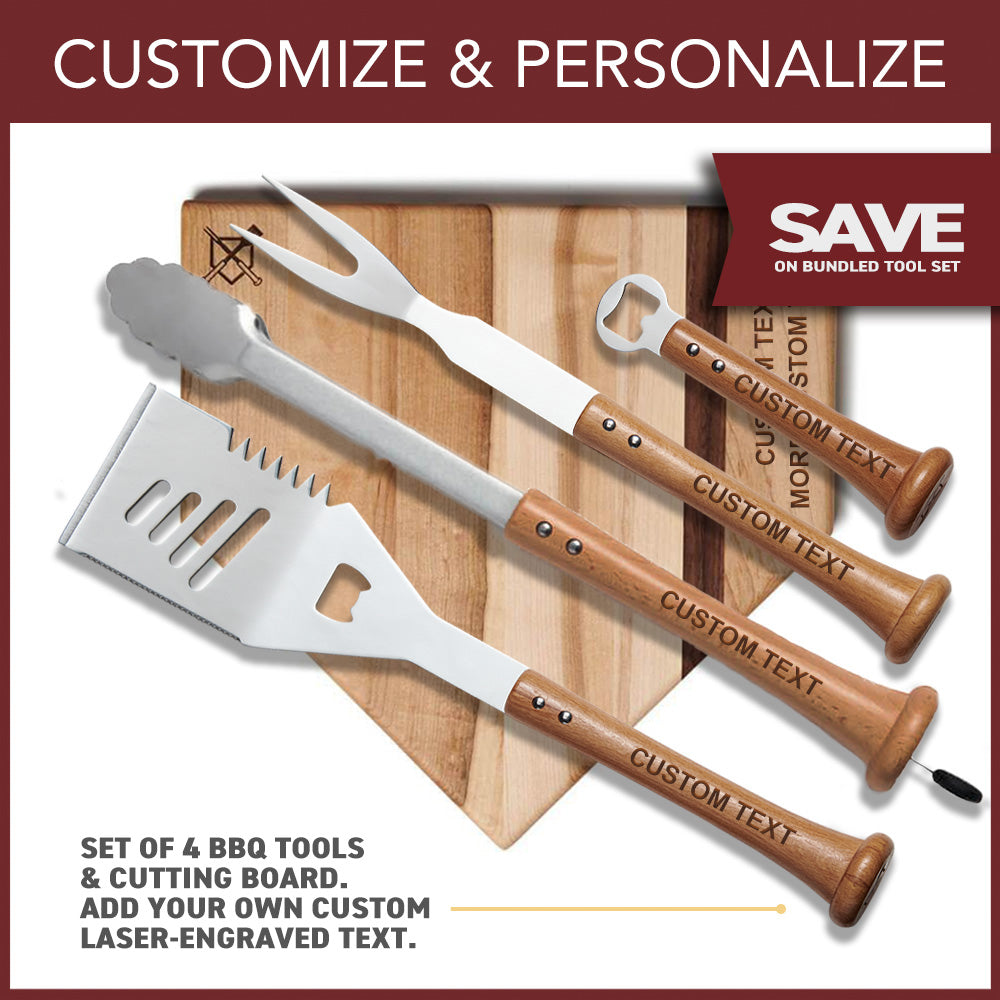 "Grand Slam" Tool Set with Customized Handles – Atlanta BBQ Store