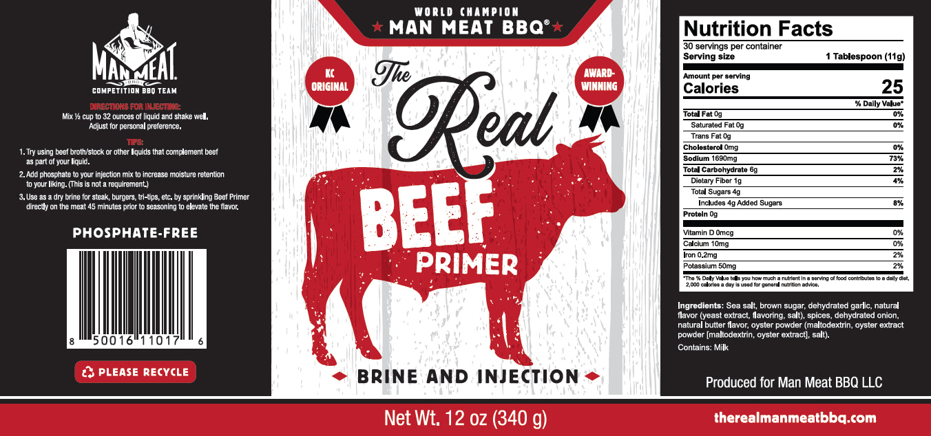 Man Meat BBQ The Real Beef Primer – Atlanta BBQ Store