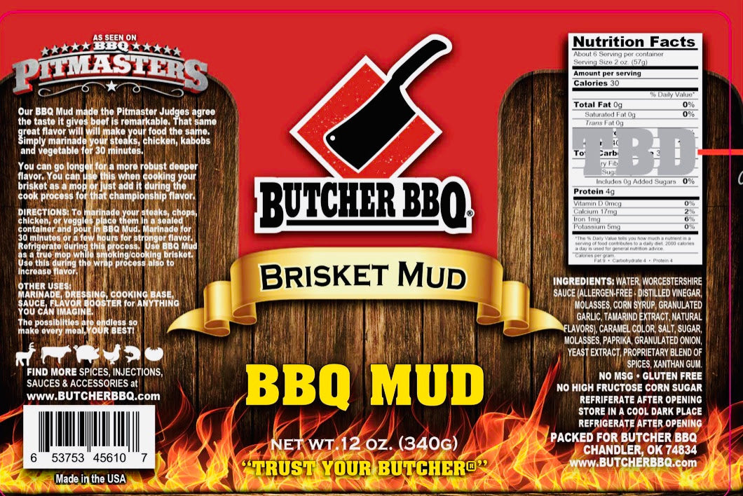 Butcher BBQ- Brisket Mop and Steak Marinade BBQ Mud – Atlanta BBQ Store
